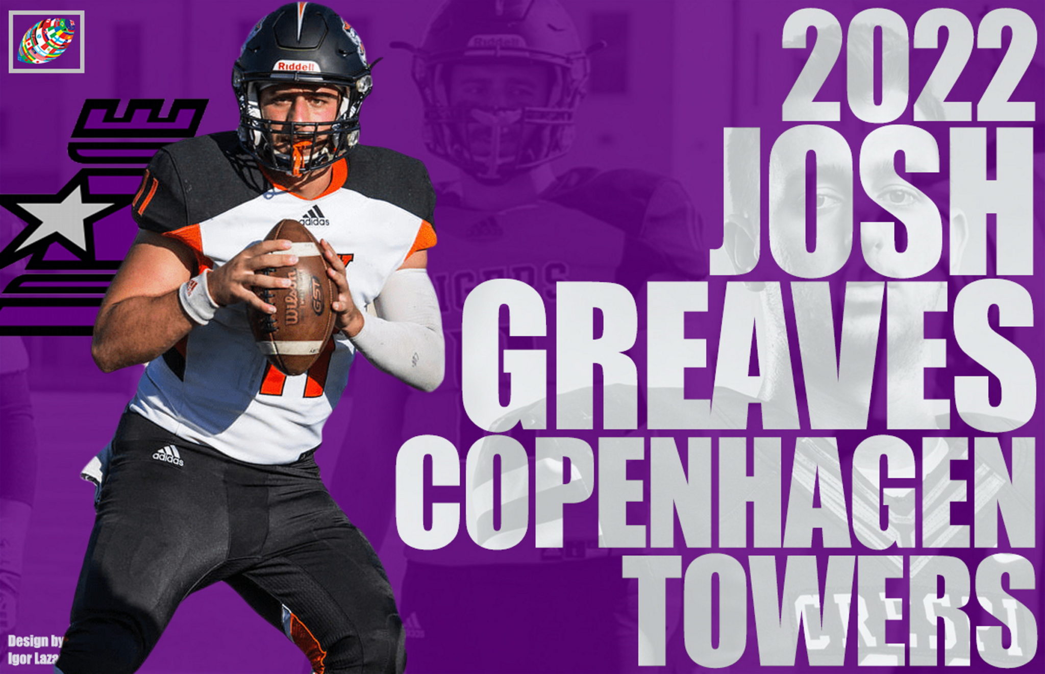 Denmark: Copenhagen Towers sign QB Josh Greaves