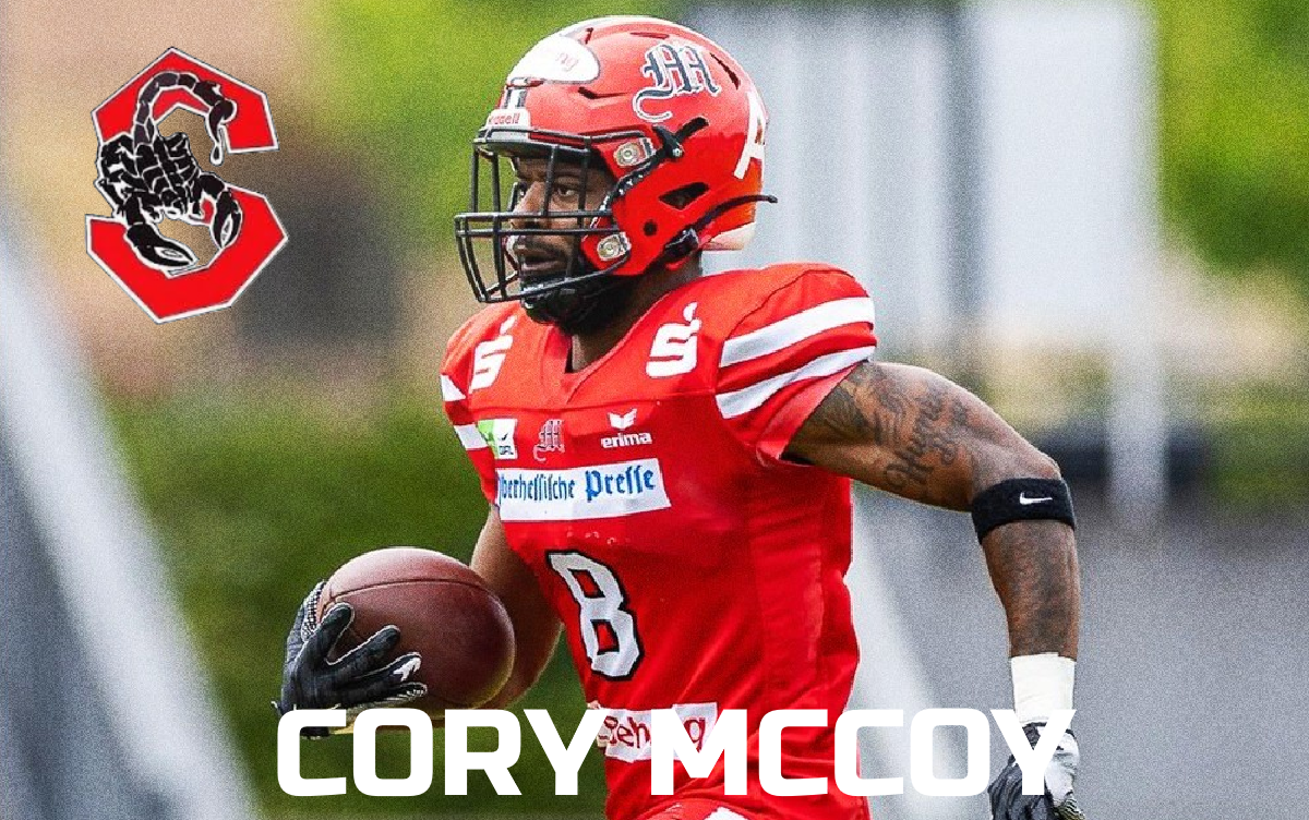 Italy: Varese Skorpions add versatile safety Cory McCoy for 2026 campaign